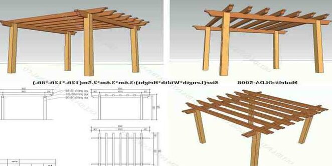 ≡ Medidas Pérgolas De Madera.