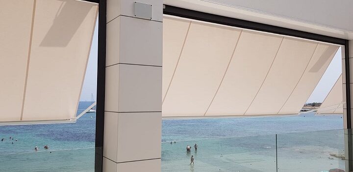 ≡ Toldo Vertical Transparente Para Balcón
